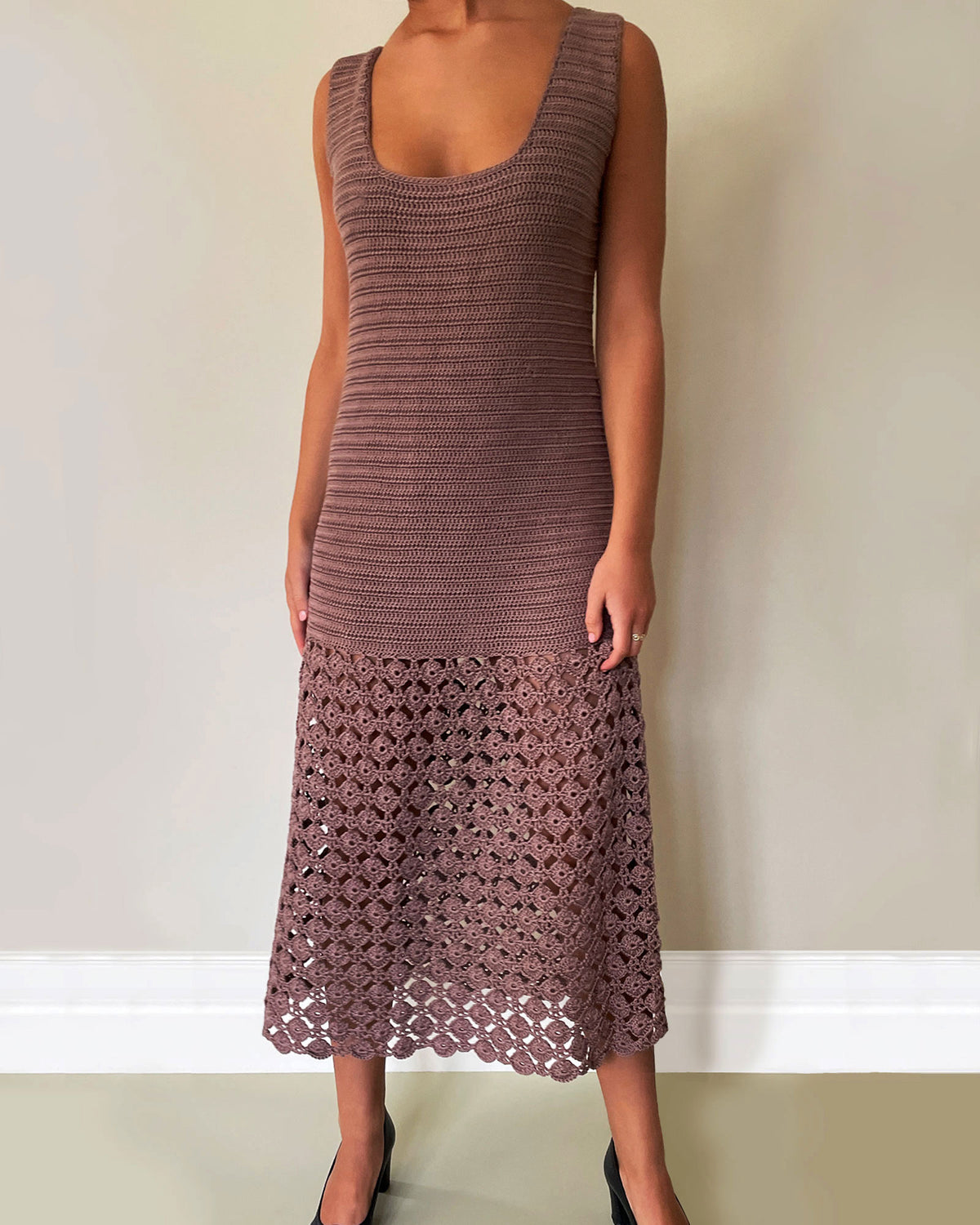 THE SOPHIA CROCHET DRESS - LONG – Sol Sublime